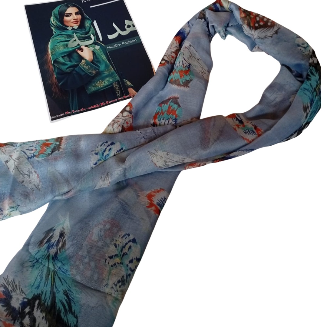 Printed Lawn Stole – nure.pk
